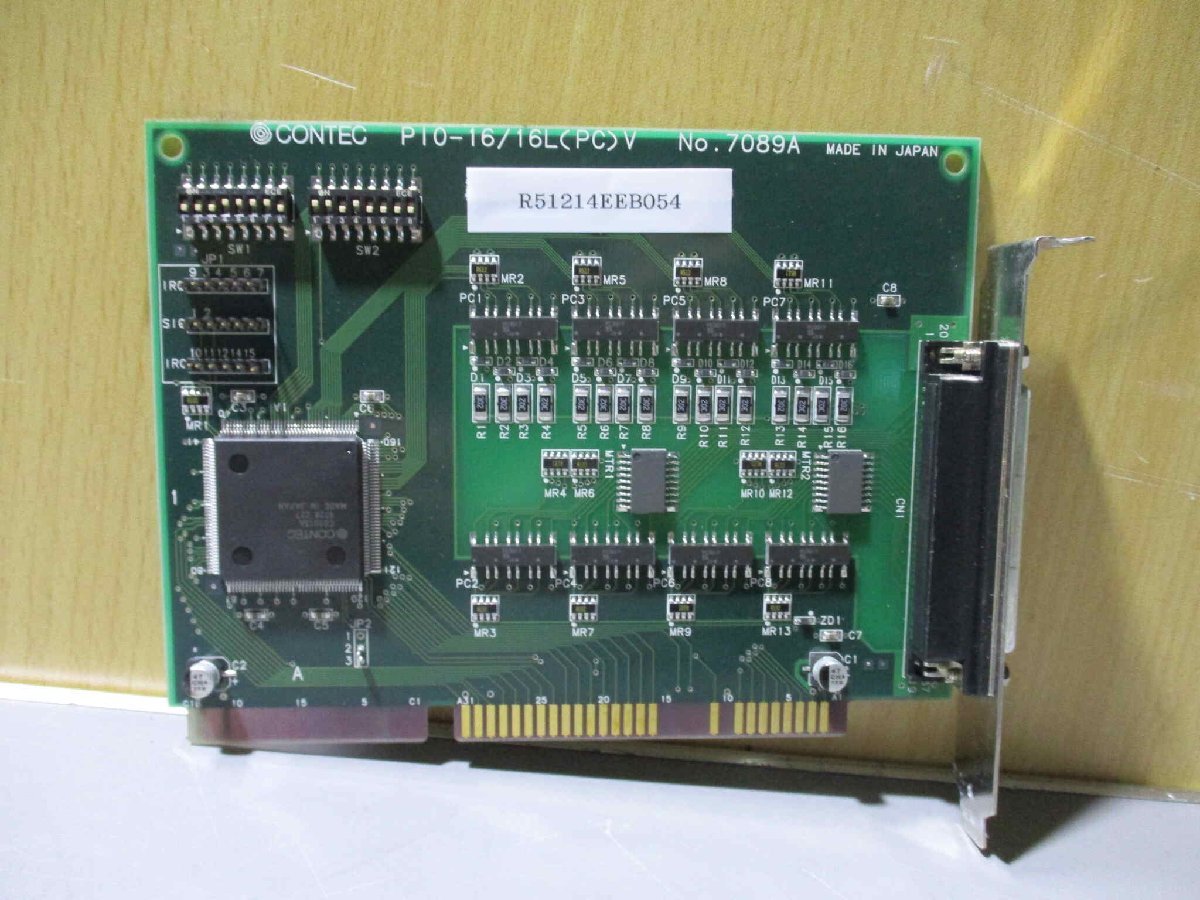Yahoo!オークション - 中古 CONTEC PIO-16/16L(PC)V 絶縁型デジタル入...