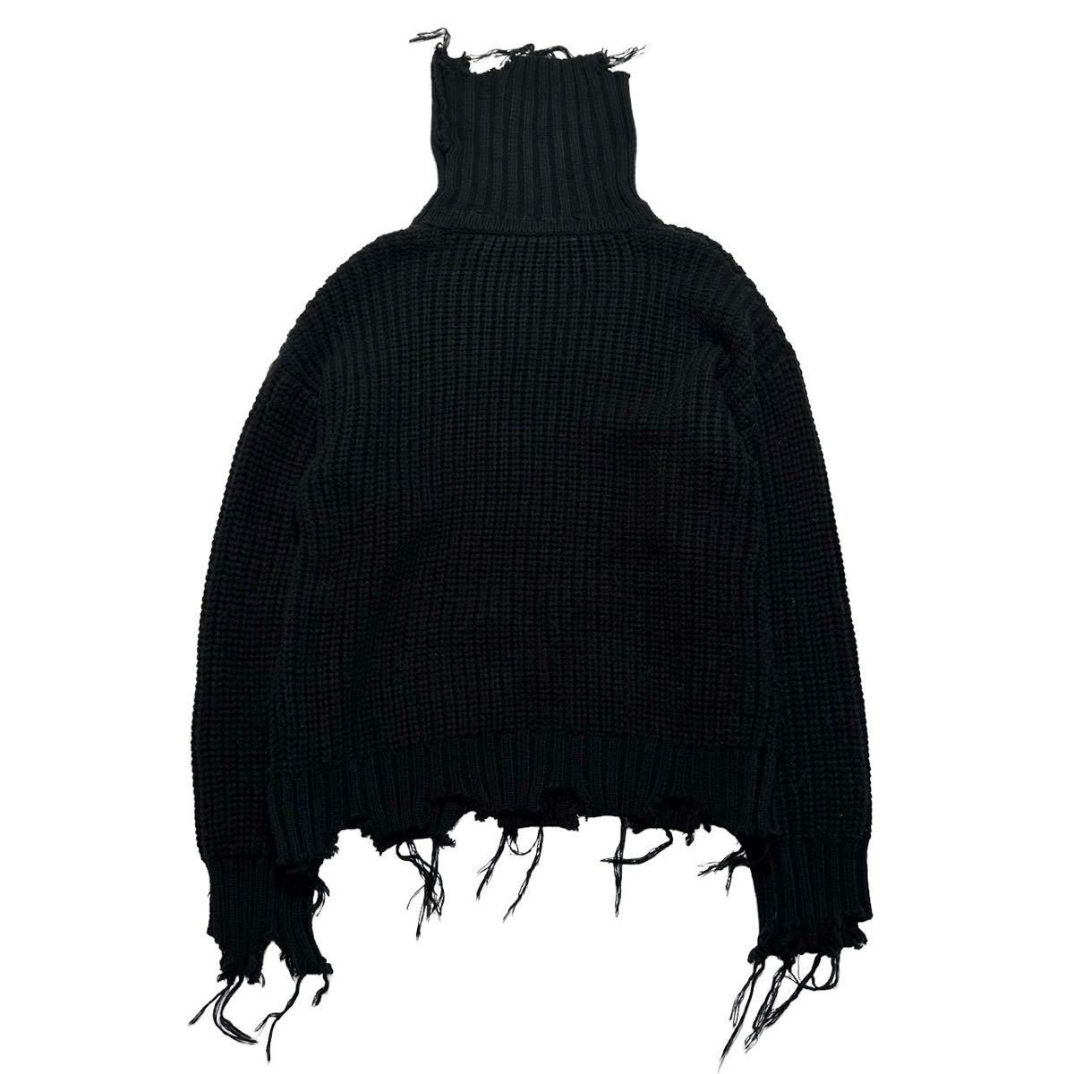 rare Japanese Label Y2K design damage knit 14th addiction share spirit ifsixwasnine lgb goa ...