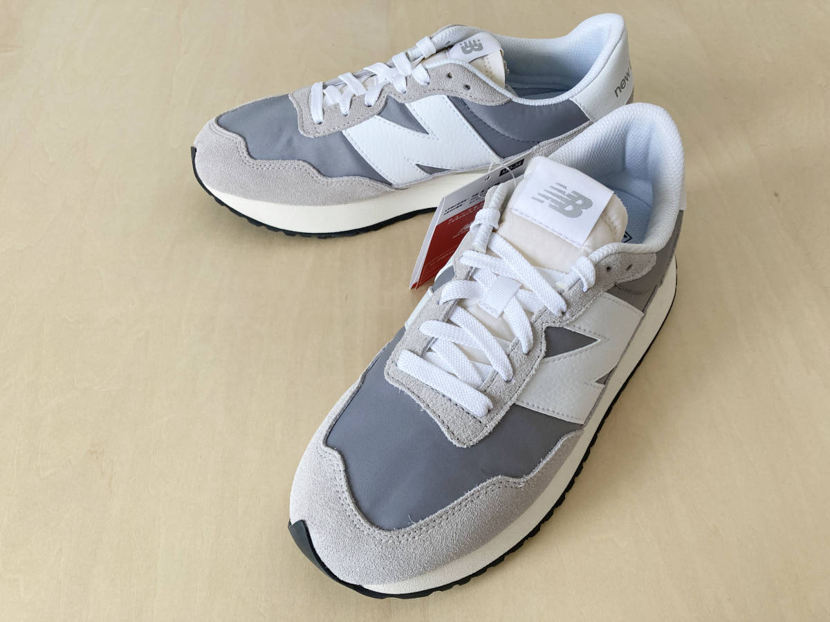 Yahoo!オークション - 【特価 237】 26.5cm 灰色 ニューバランス NEW B...