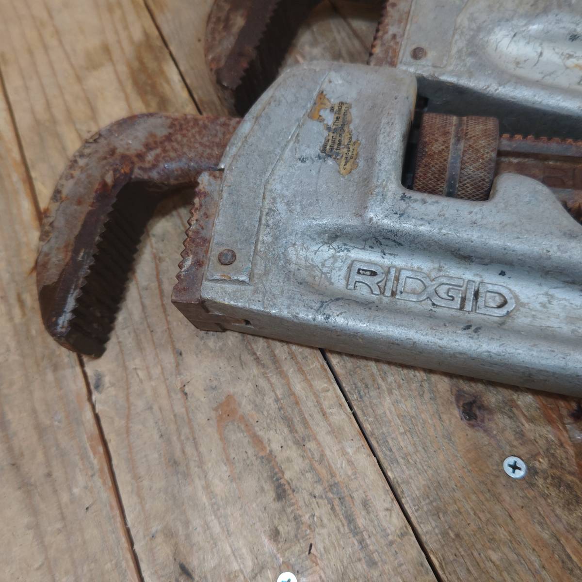 Yahoo!オークション - RIDGID/リジット SUPER/スーパー パイプレンチ ...