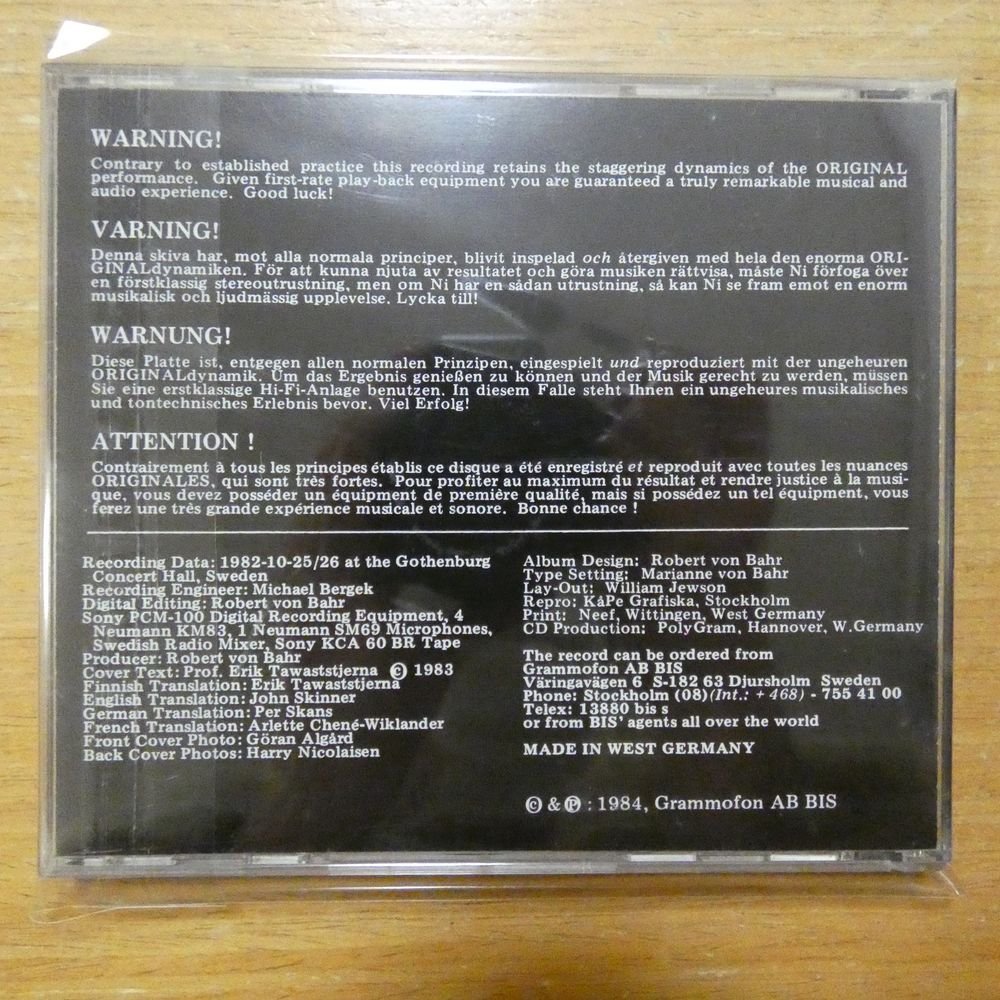 Yahooオークション 41085222 【cd西独盤蒸着仕様bis】jarvi Si