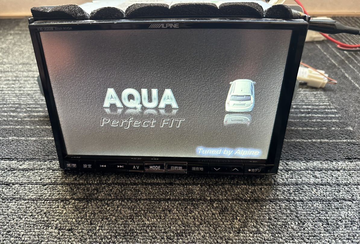 Yahoo!オークション - AlPINE VIE-X008 メモリーナビ 動作確認OK 地図...