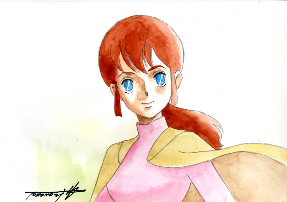 Yahoo!オークション - 手描きイラスト810 湖川友謙 直筆イラスト