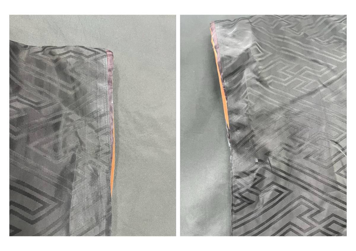 日本代購代標第一品牌【樂淘letao】－【JK73】裾引き 引き摺り 衣装 着物 黒色 紗綾形 風景 演劇 芝居 舞台 舞踊 大衆演劇 和装 和服 コスプレ