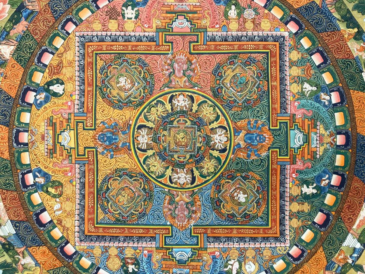 チベット 仏画 細密 曼荼羅 肉筆 絹本 仏教美術 中国 縦77cm横60cm YS230720158(絵画)｜売買されたオークション情報、yahooの商品情報をアーカイブ公開 ...