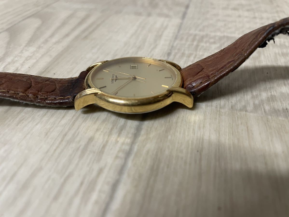 14070/ LONGINES Quartz ロンジン クオーツ ゴールド文字盤 14070/ LONGINES Quartz ロンジン クオーツ ゴールド文字盤