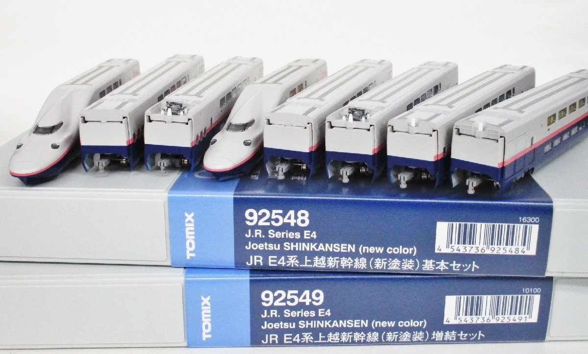 TOMIX 92548 92549 JR E4系 新幹線 新塗装 基本+増結 8両セット 2015年ロット C chn122801(新幹線)｜売買されたオークション情報、yahooの商品情報を ...