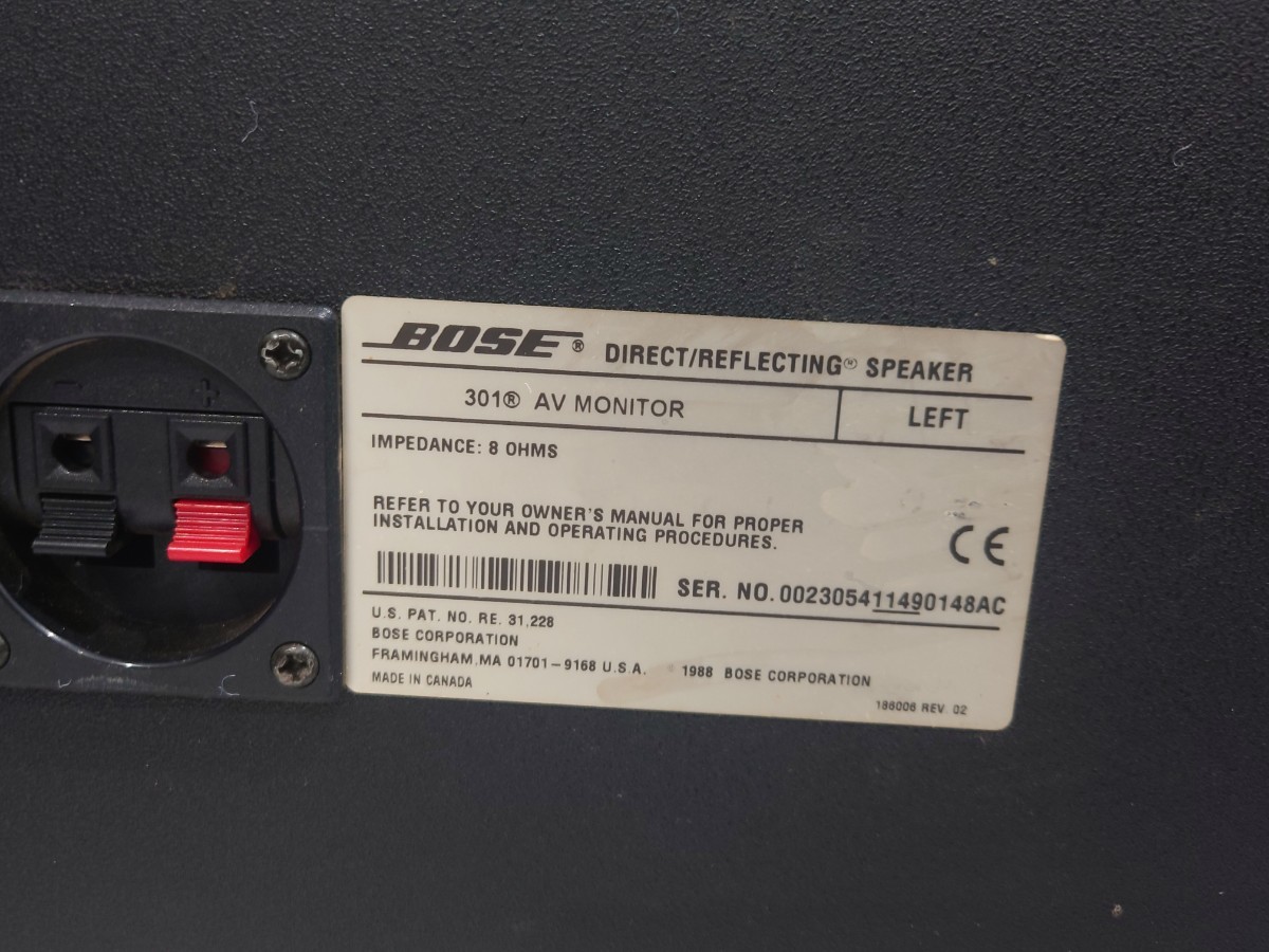 Yahoo!オークション - BOSE ボーズ 301-AV MONITOR 2つセット モニター...