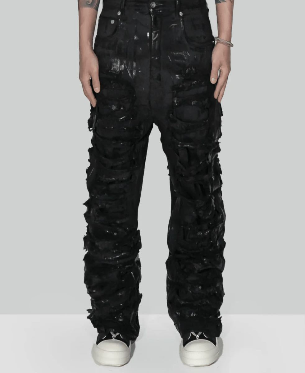 Rick Owens DRKSHDW 22AW Geth Jeans Destroyed opium リック Rick Owens DRKSHDW 22AW Geth Jeans Destroyed opium リック