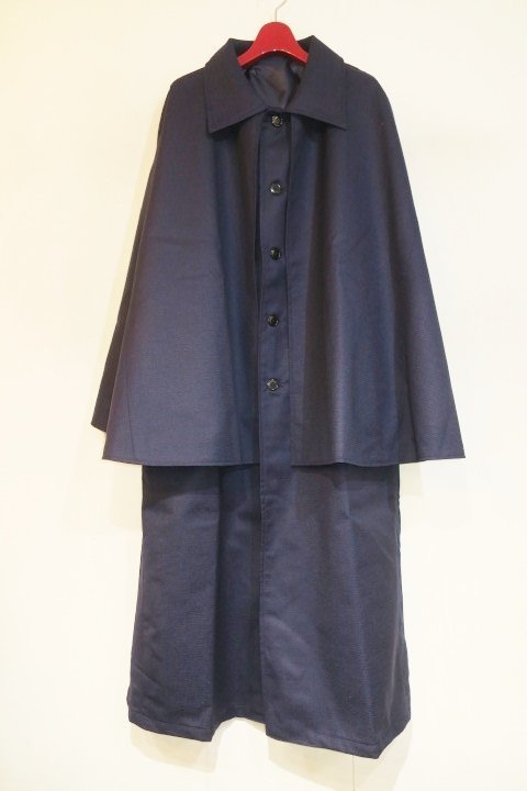 Yahoo!オークション - 壱金0538 男物トンビマントコートКウール混紡 ...