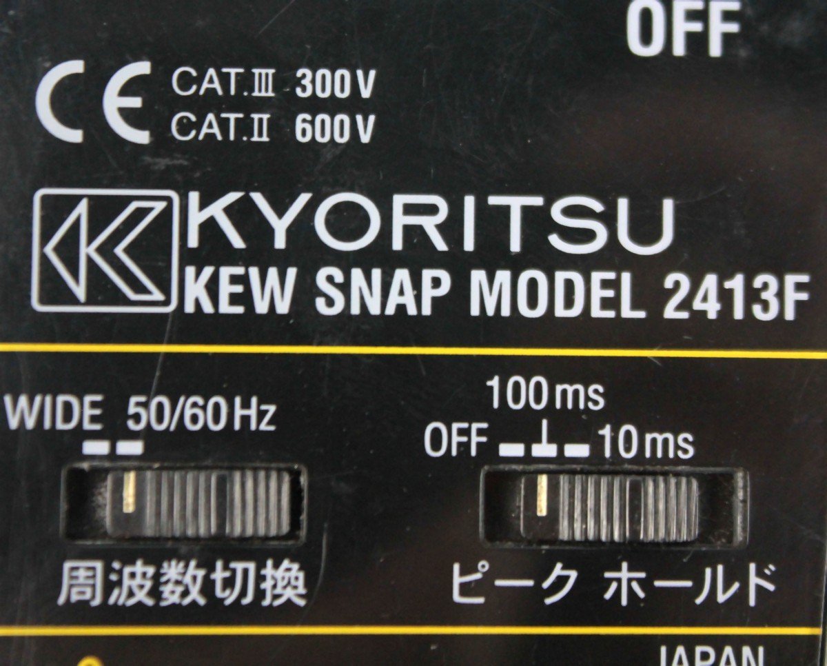 Yahoo!オークション - [動作OK] 共立 KYORITSU クランプメータ 2413F ...