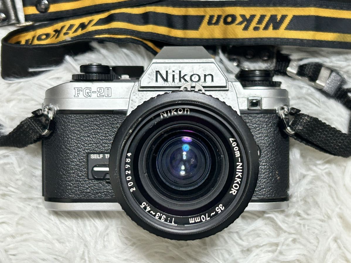 Yahoo!オークション - Nikon FG-20 フィルムカメラ ジャンク
