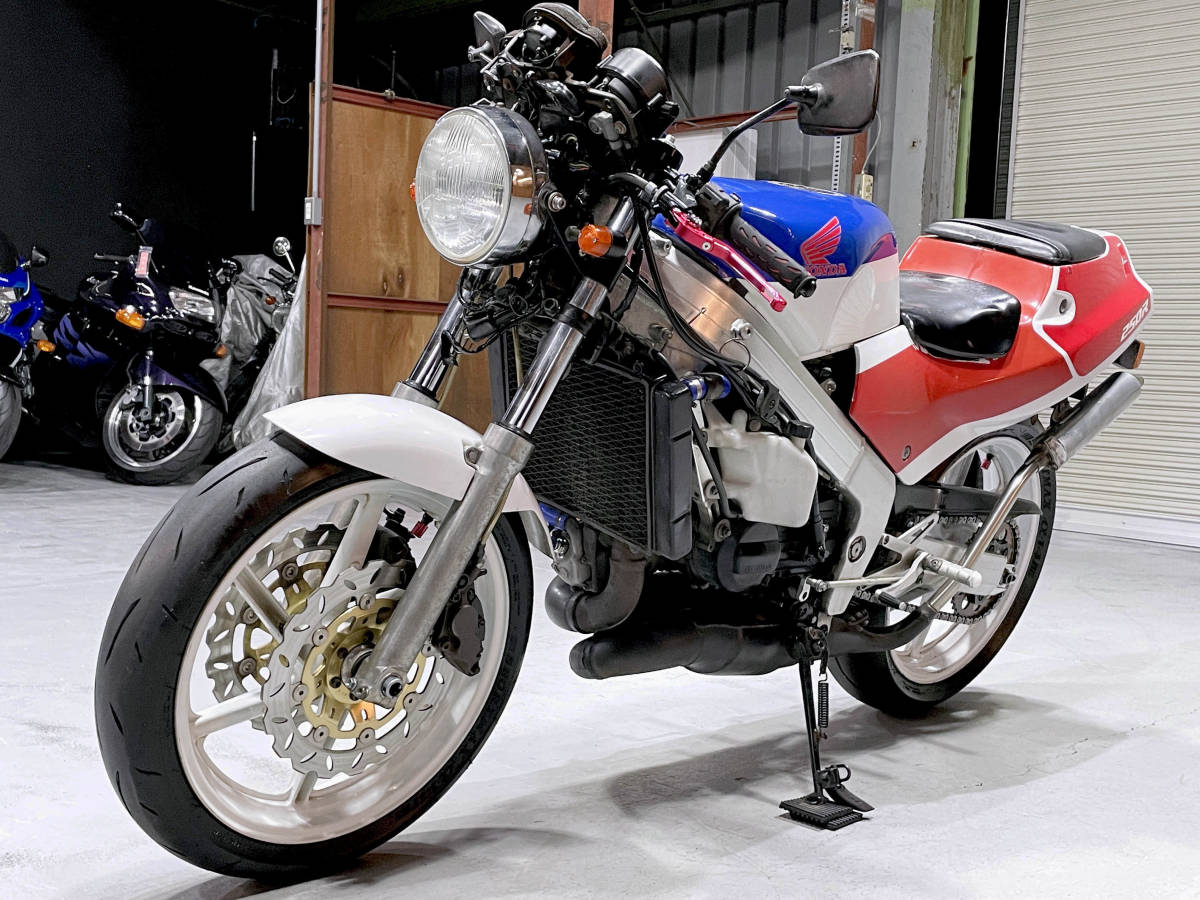 Yahoo!オークション - NSR250R MC18 89 レストアベース 書類/カギ付 コ...