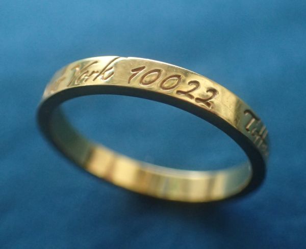 Yahoo!オークション - 指輪 ティファニー TIFFANY 750 K18 ノーツナロ...