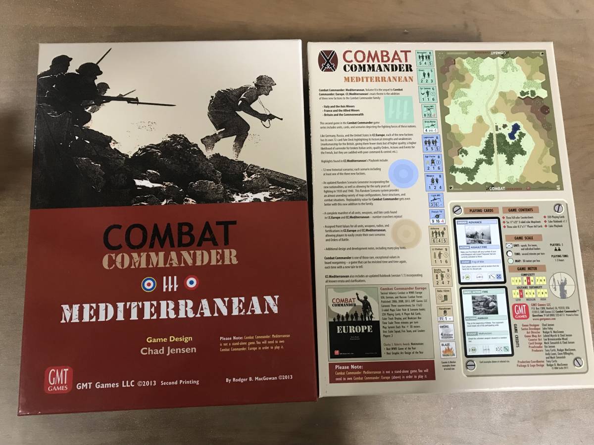 Yahoo!オークション - GMT Combat Commander Mediterranean