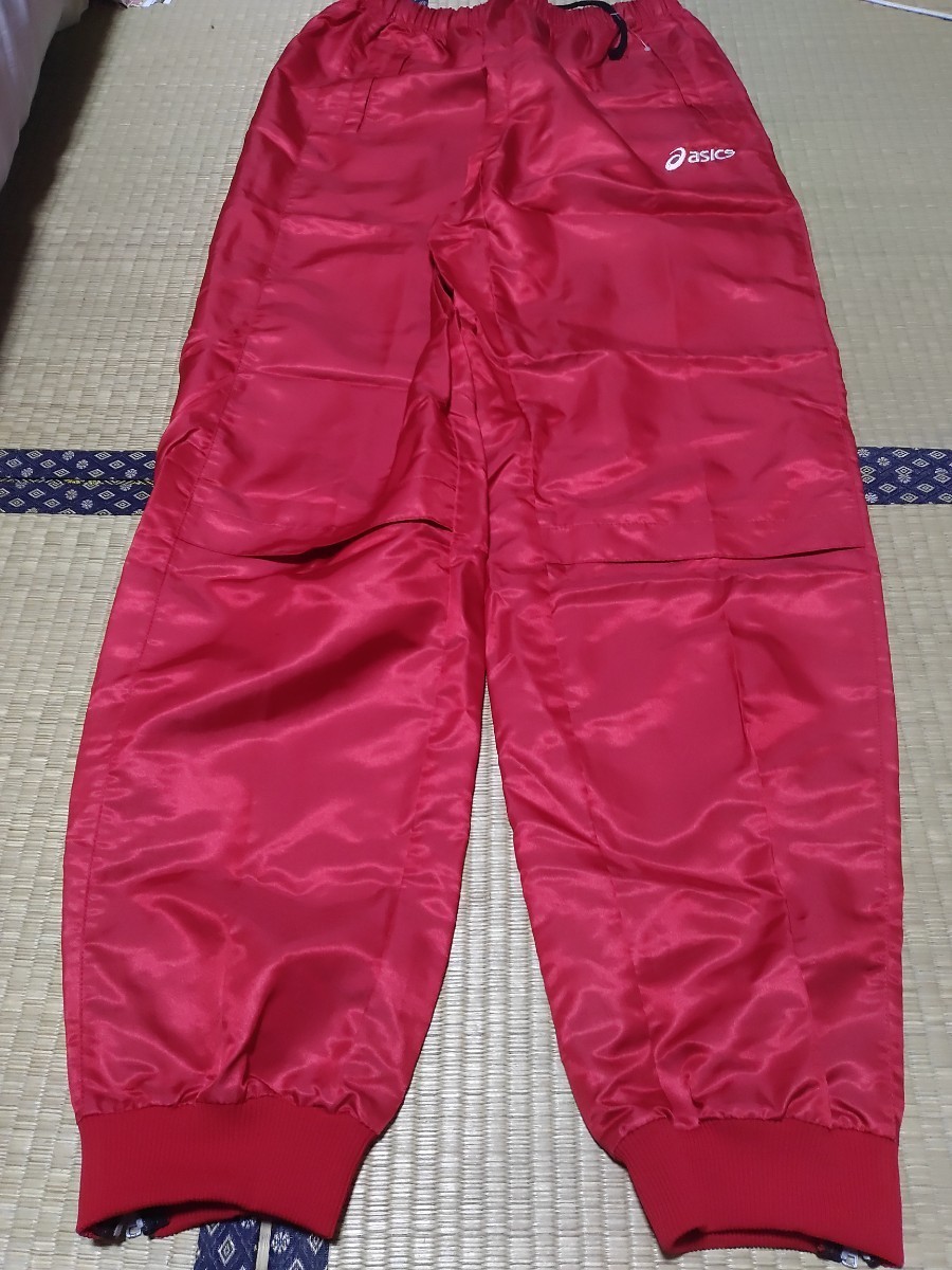 Yahoo!オークション - 【新品】 アシックス ウインドパンツ 2XO 赤