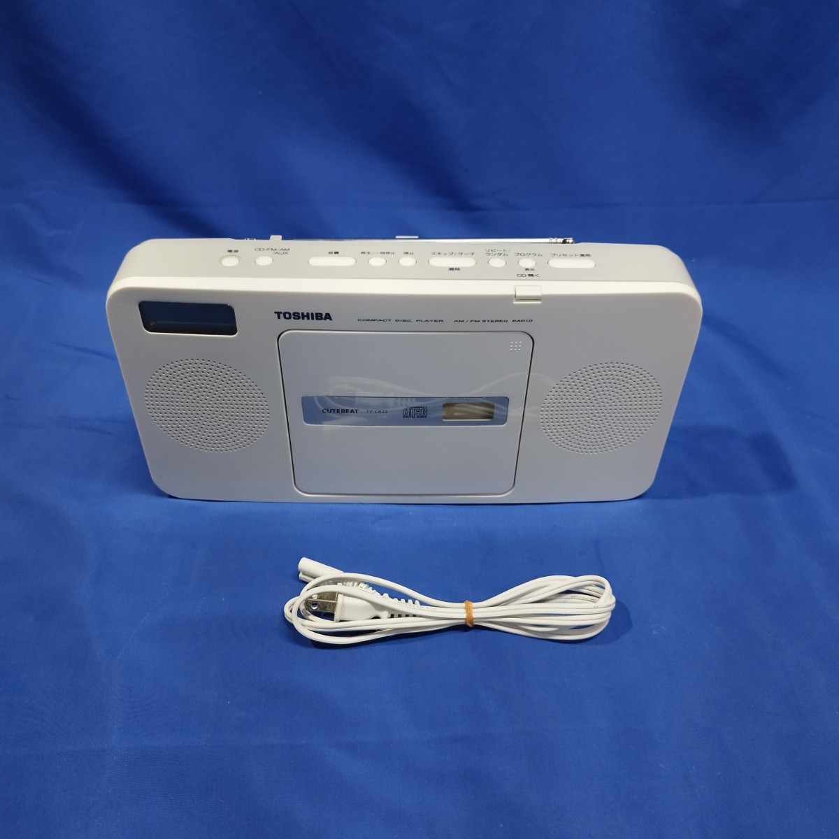 Yahoo!オークション - TOSHIBA CDラジオ TY-CR22 CD/AM/FM ステレオラ...