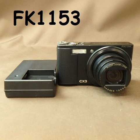Yahoo!オークション - FK-1153 RICOH CX3 ブラック 簡易動作 20240117