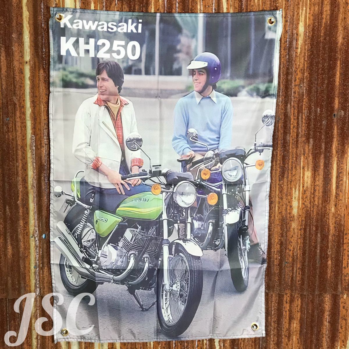 Yahoo オークション カワサキ Kh250 バナー フラッグ Cbx Gs Fx Rd Z