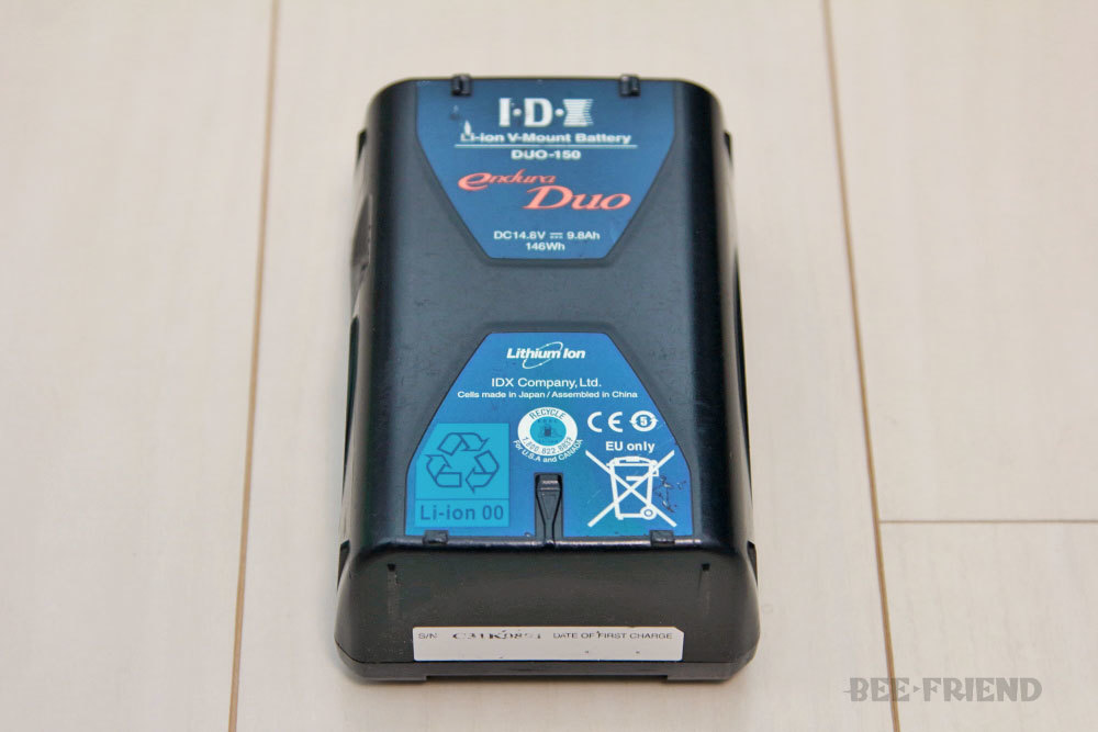 Yahoo!オークション - IDX DUO-150 Vマウントタイプリチウムイオンバッ...