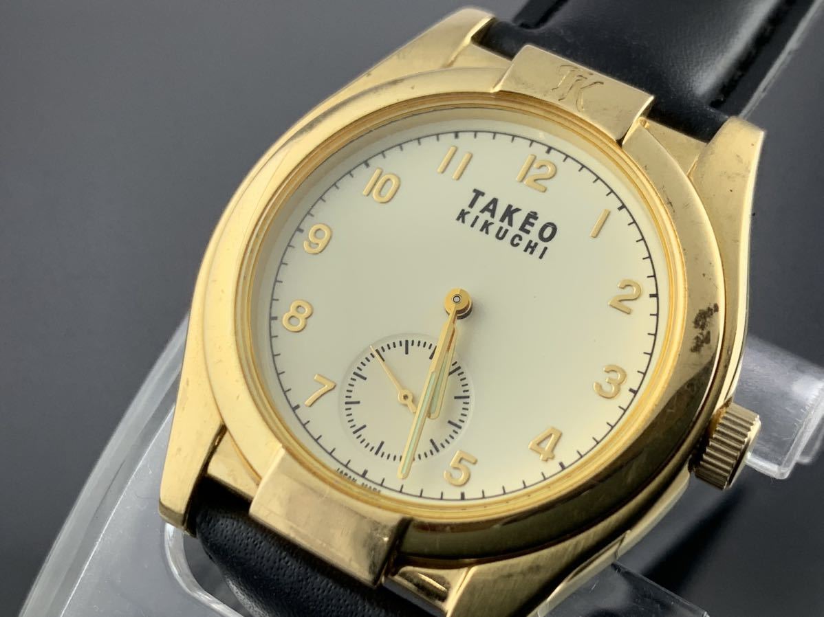 Yahoo!オークション - [A1263]1円～ メンズ腕時計 クォーツ タケオキク...