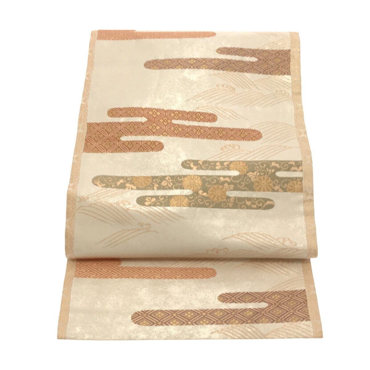 Yahoo!オークション - 名古屋帯 シルバー 7218【ゆずりは】