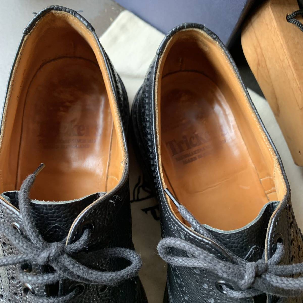 Tricker's トリッカーズ シボ革 Made In England 英国靴 Tricker's トリッカーズ シボ革 Made In England 英国靴
