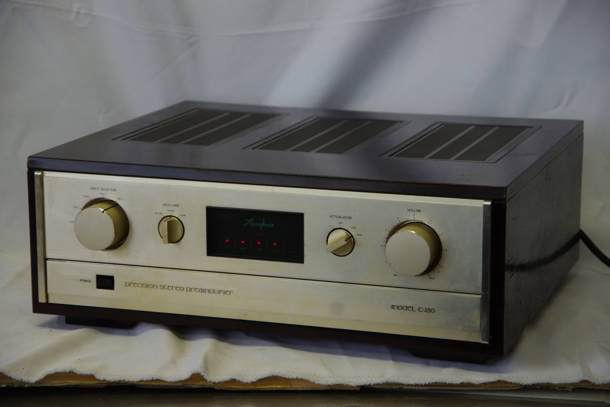 Yahoo!オークション - C016 Accuphase アキュフェーズ C-280 ステレオ...