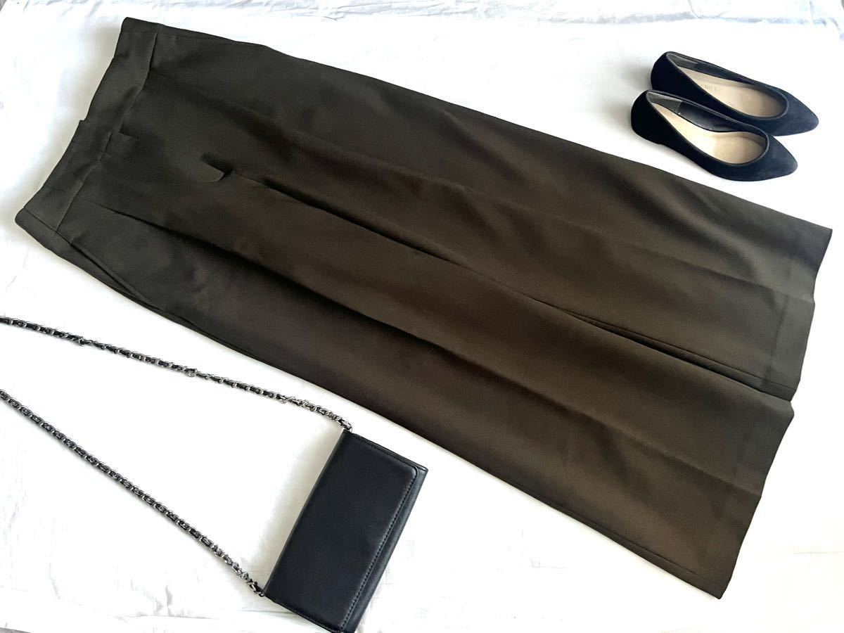 Yahoo!オークション - プラステ PLST Lサイズ カーキ ワイドパンツ