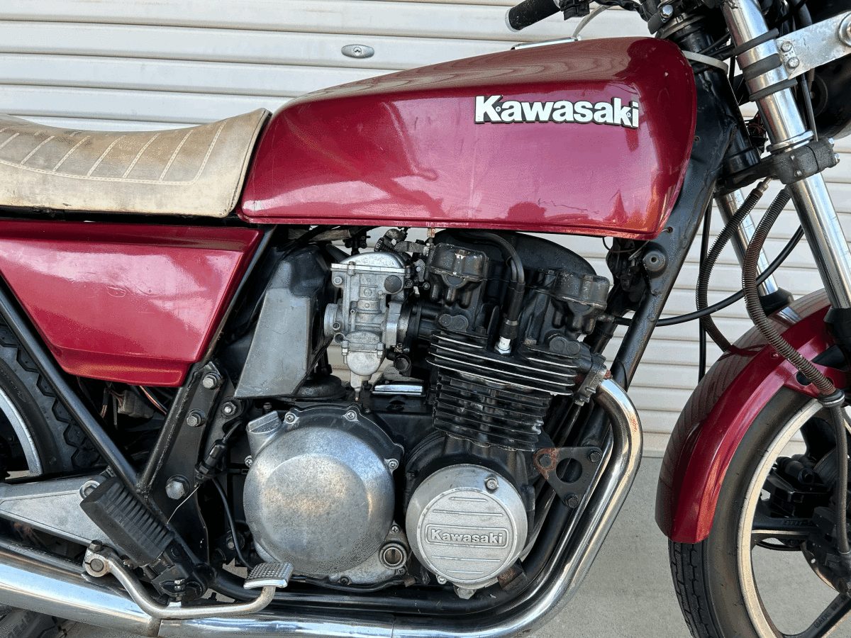Yahoo!オークション - カワサキ Z400J 実働ベース車に Z400FX Z550 Z40...