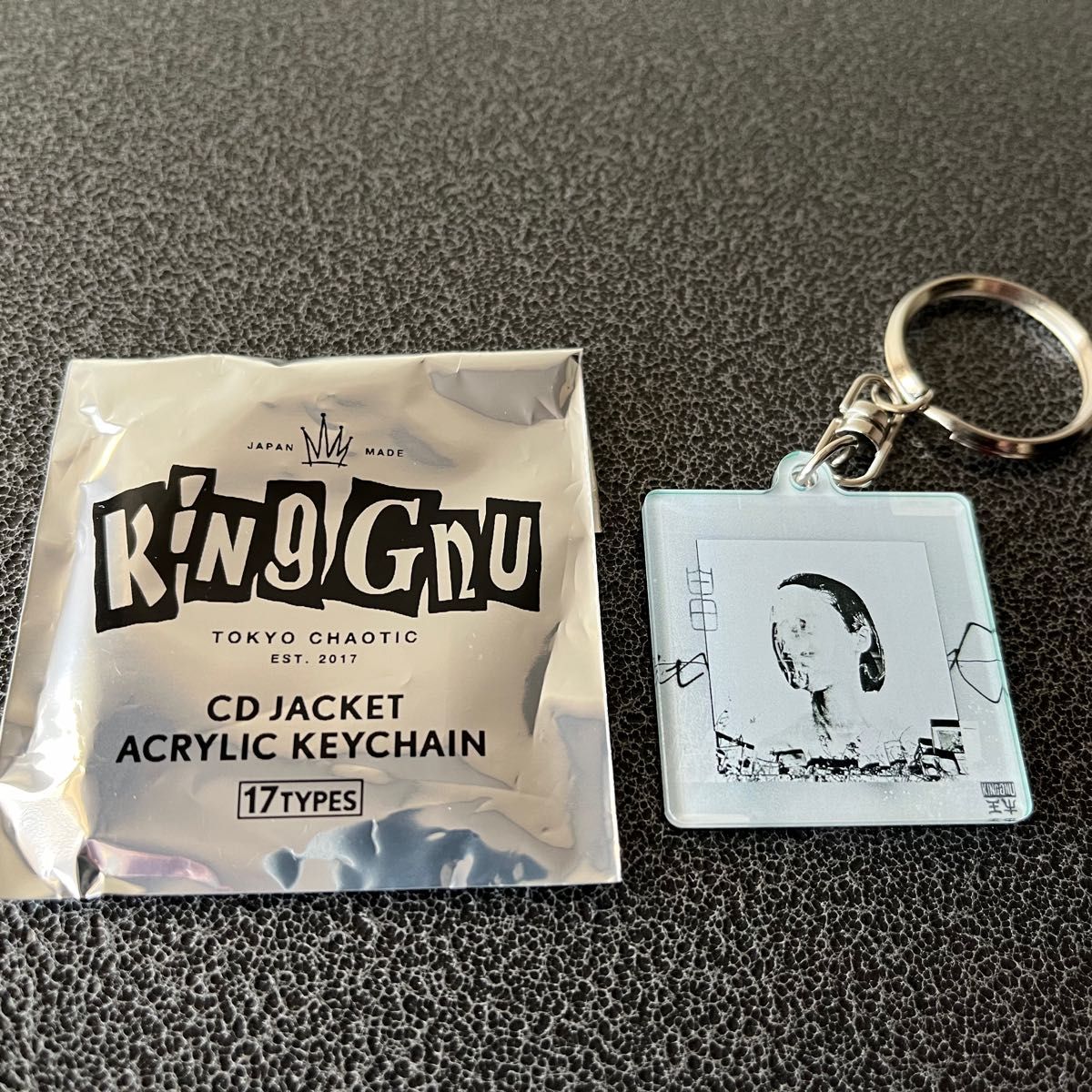 King Gnu CD JACKET ジャケット アクリルキーホルダー 白日 King Gnu CD JACKET ジャケット アクリルキーホルダー 白日