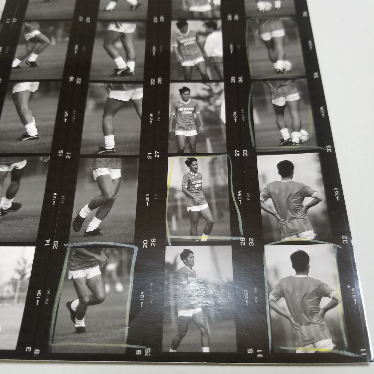 1994年 本物 ベタ焼き 写真 浦和レッズ 福田正博 1 検 サッカー日本代表 アジアカップ ドーハの悲劇 サインなし Panini