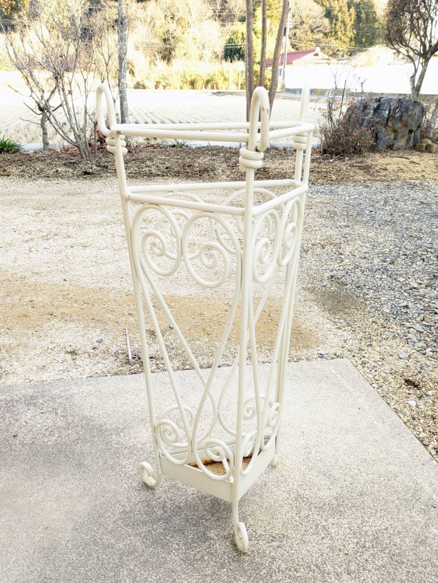 Yahoo!オークション - ac7 昭和レトロ アイアン製傘立て ビンテージ 古...