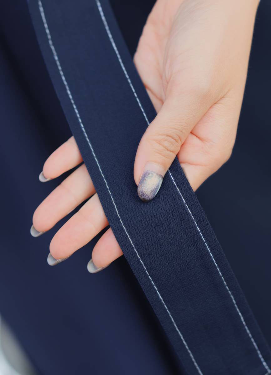 日本代購代標第一品牌【樂淘letao】－ 【STYLE DELI】ホワイトステッチサロペット／ネイビー・Sサイズ