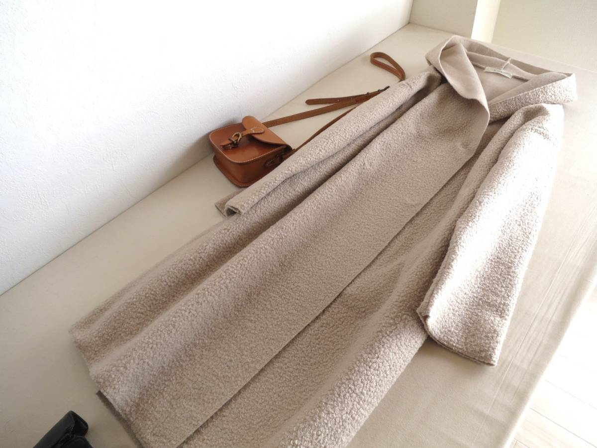 Yahoo!オークション - le colis ルコリ 1回着 ボアロングコート w731