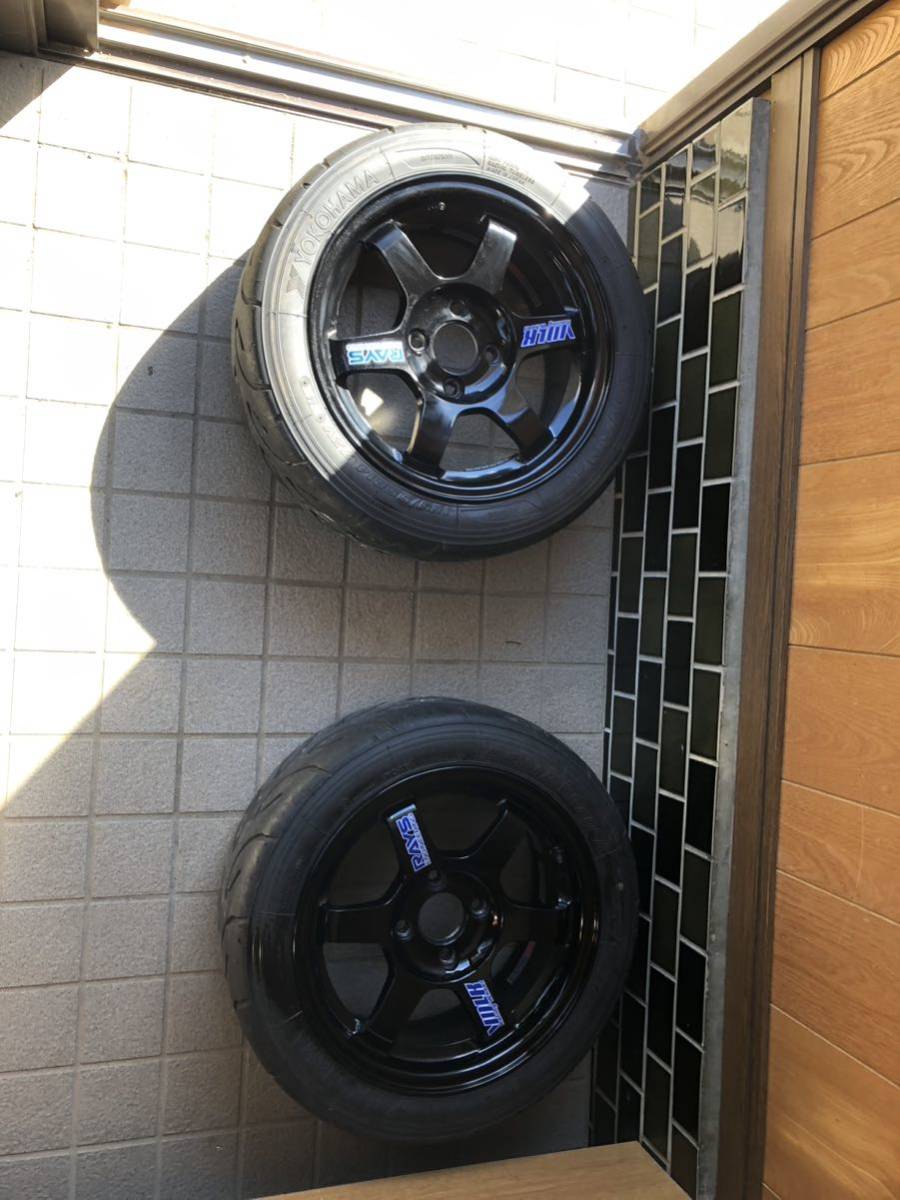 Yahoo!オークション - レイズ RAYS ホイール TE 37 pcd100 6j+20逆ゾリ...