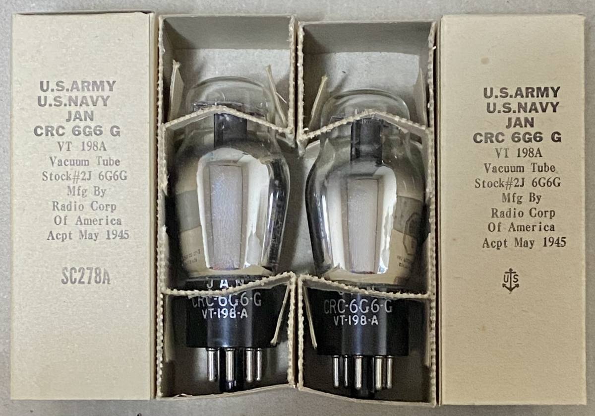 Yahoo!オークション - NEW19891 RCA 6G6G（ブラックプレート）同一デ...