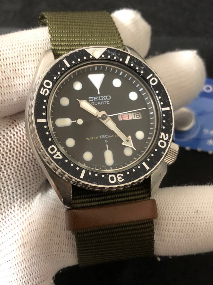 最終値下げ SEIKO セイコー ダイバー 7548-7000 稼働品 電池交換 最終値下げ SEIKO セイコー ダイバー 7548-7000 稼働品 電池交換