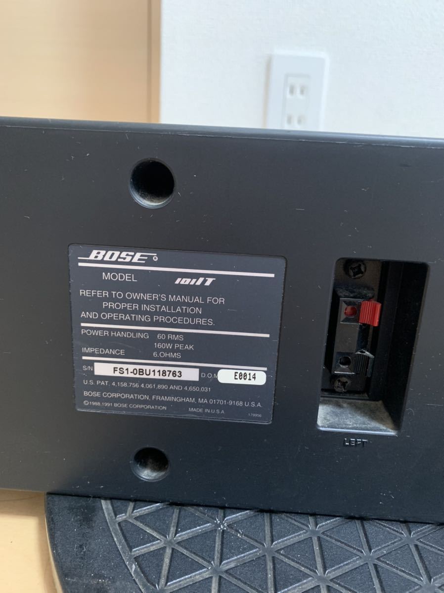 Yahoo オークション Bose ボーズ ペア スピーカー 101it 2台セット