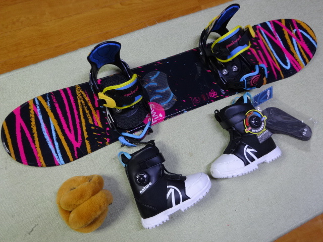 Yahoo!オークション - 送料無料 NO.3052 Swiver 110㎝ 子供スノボセ...