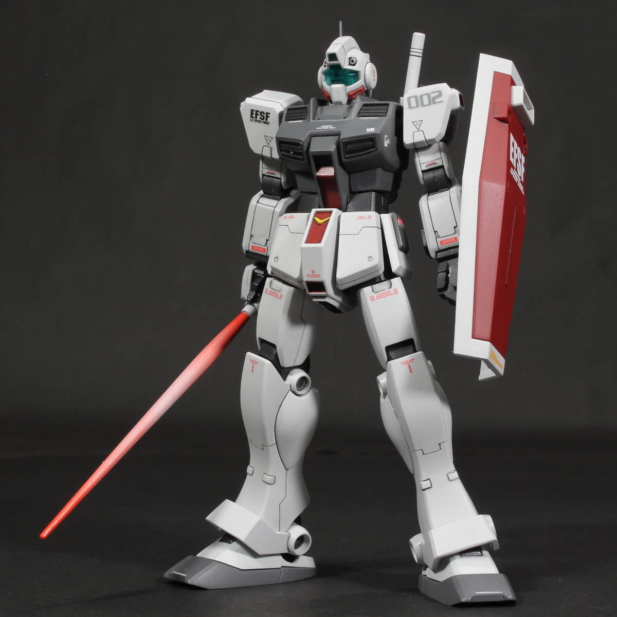 Yahoo!オークション - HG 1/144 RGM-79D ジム 寒冷地仕様 改修 塗装 ...