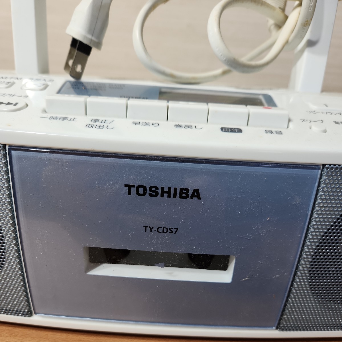 Yahoo!オークション - 東芝 CDラジカセ TY-CDS7 AMFMラジオ/CD/カセッ...