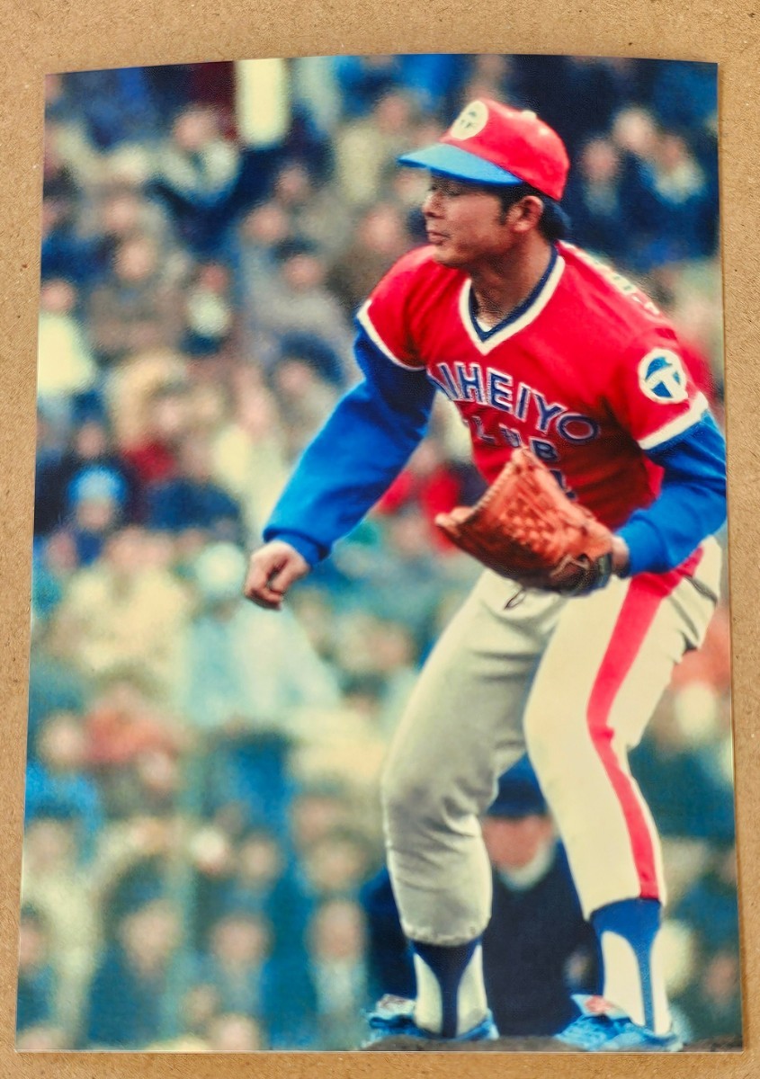 Yahoo!オークション - DNP加工のLサイズカラー生写真/東尾 修投手(太平...