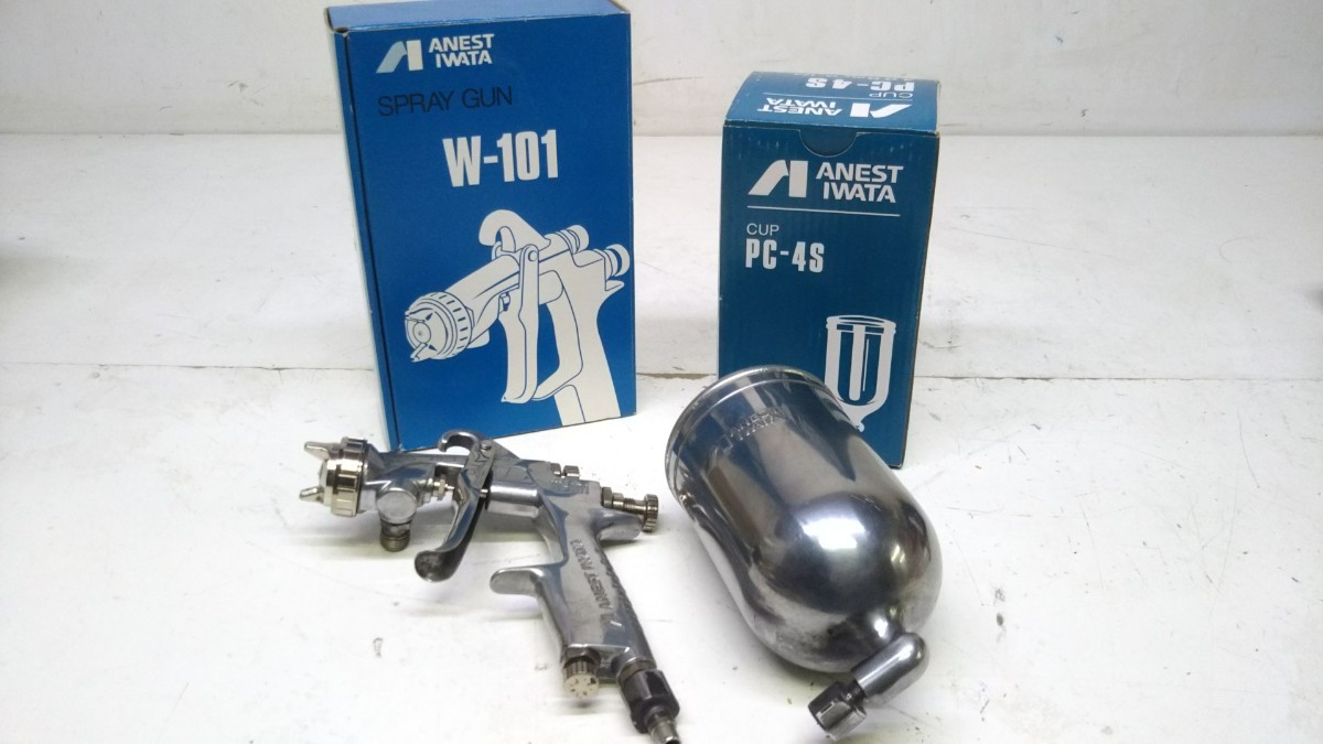 Yahoo!オークション - ANEST IWATA アネスト 岩田 スプレーガンW-101/...