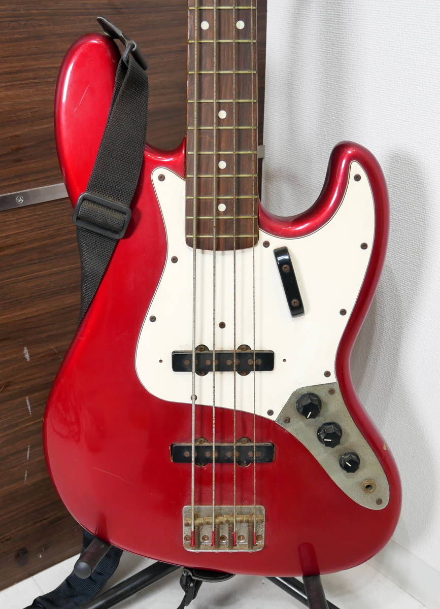 R601 E58 ジャンク Fernandes フェルナンデス エレキベース 弦楽器 レッド フェルナンデス |売買されたオークション情報