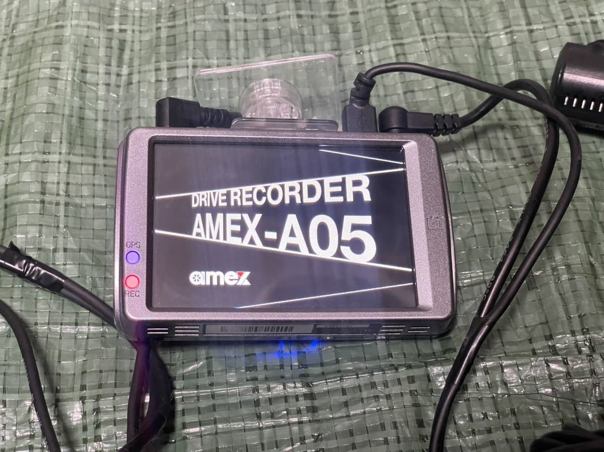 Yahoo!オークション - アメックス AMEX-A05 前後カメラ付 ドライブレコ...