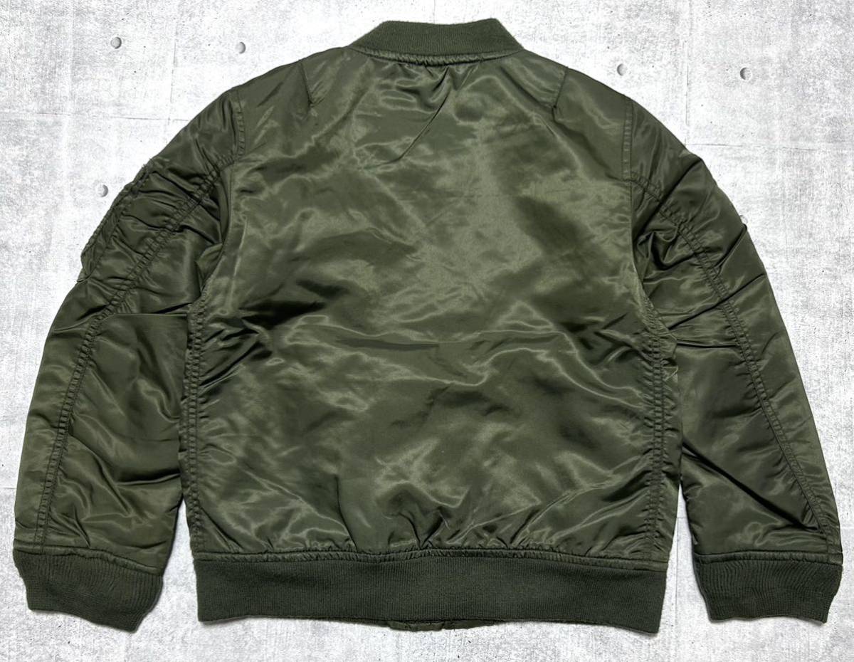 Yahoo!オークション - AVIREX MA-1 キッズ140 フライトジャケット ボン...