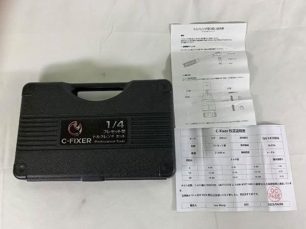 Yahoo!オークション - 1円スタート C-FIXER トルクレンチセット プレセ...