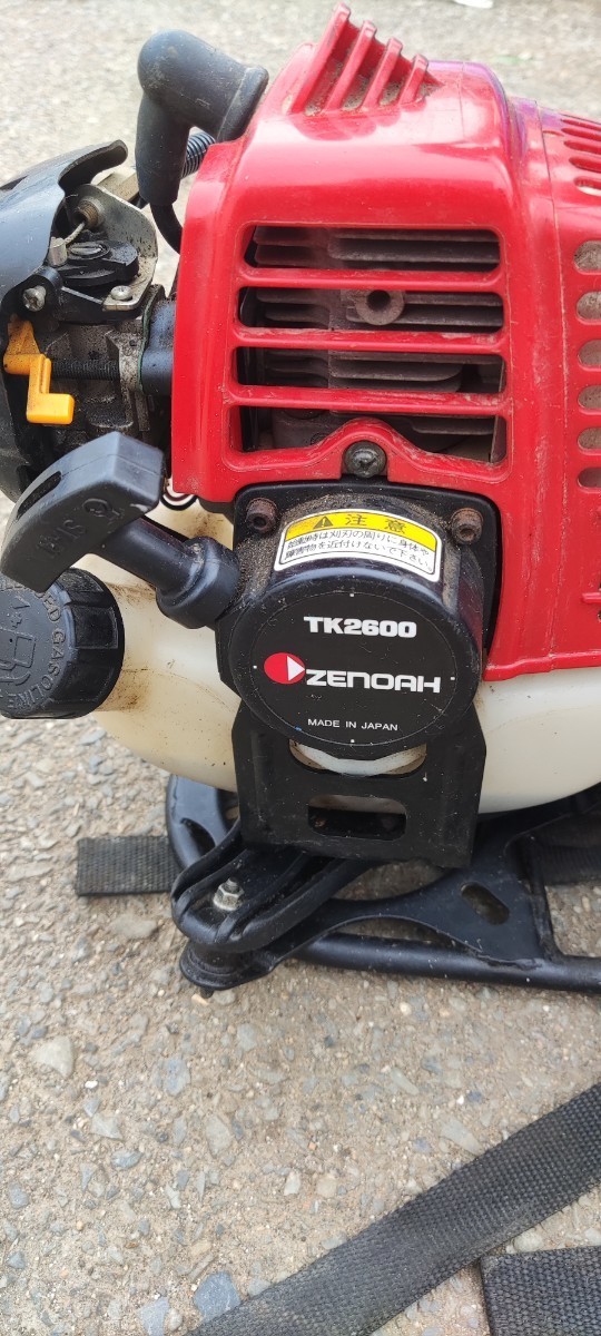 Yahoo!オークション - zenoah 草刈機 背負い式草刈機 ゼノア TK2600EZ ...
