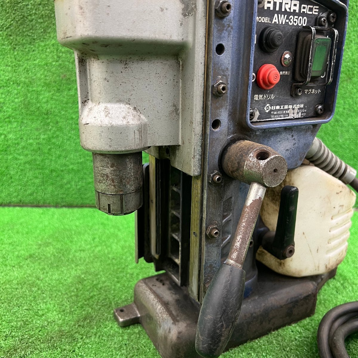 Yahoo!オークション - 日東工器 アトラエース 磁気 ボール盤 AW-3500